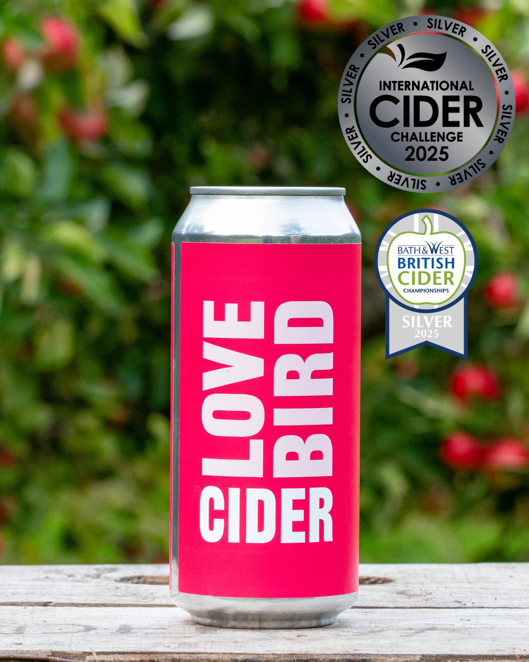Love Bird | Award-Winning Sparkling Rosé Cider | Nightingale Cider ...